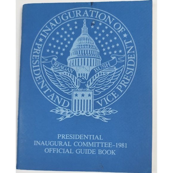 Office | 1981 Official Guidebook Reagan Bush Presidential Inauguration ...